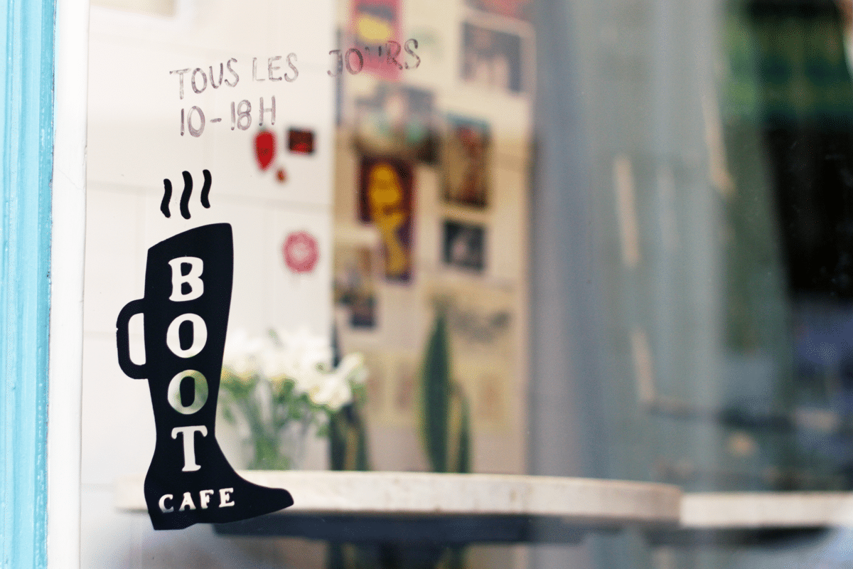 Boot Café, le plus petit des coffee shops parisiens